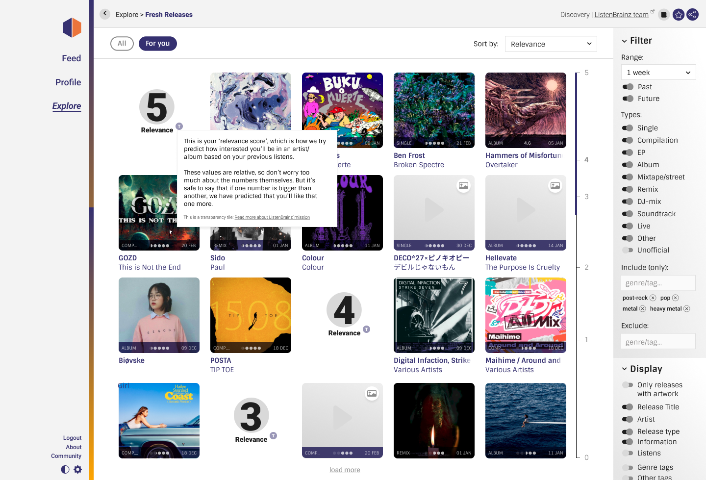 Gsoc 2023 Uiux Improvements To Our Fresh Releases Page Gsoc Applications Metabrainz 2480